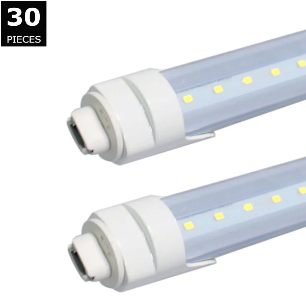 8ft V Shaped T8 Led Tubes 6ft With Single Pin FA8 R17D, Double Sided ...