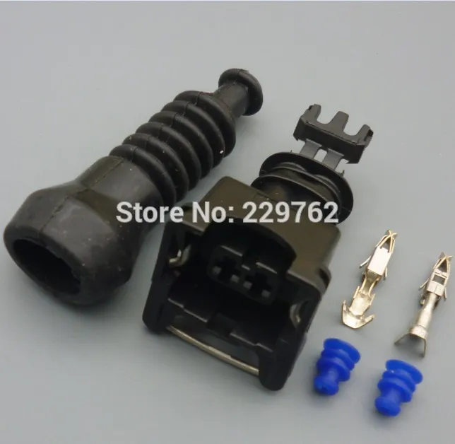 Wholesale 100Kit 2 Way 2 PIN 3.5MM MAP Car Fuel Injector Socket Plug ...