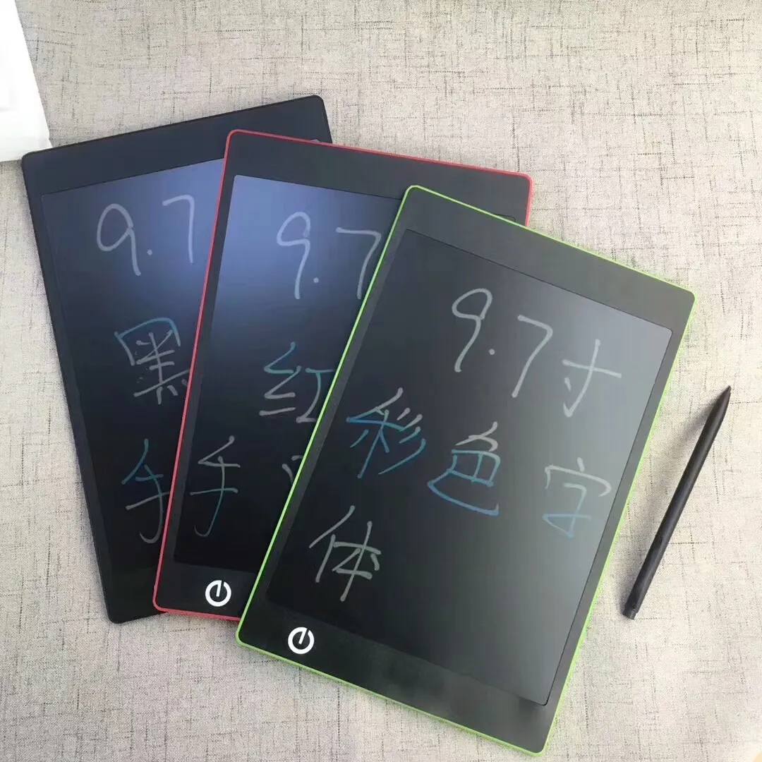 Portable Drawing Pad: 9.7 Inch Colorful LCD Writing Tablet Thin ...