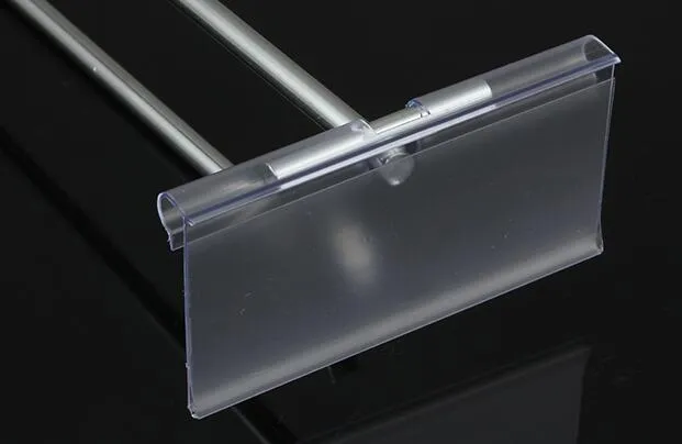 Wholesale Clear PVC Plastic Shelf Tags Sign For Supermarkets Store ...