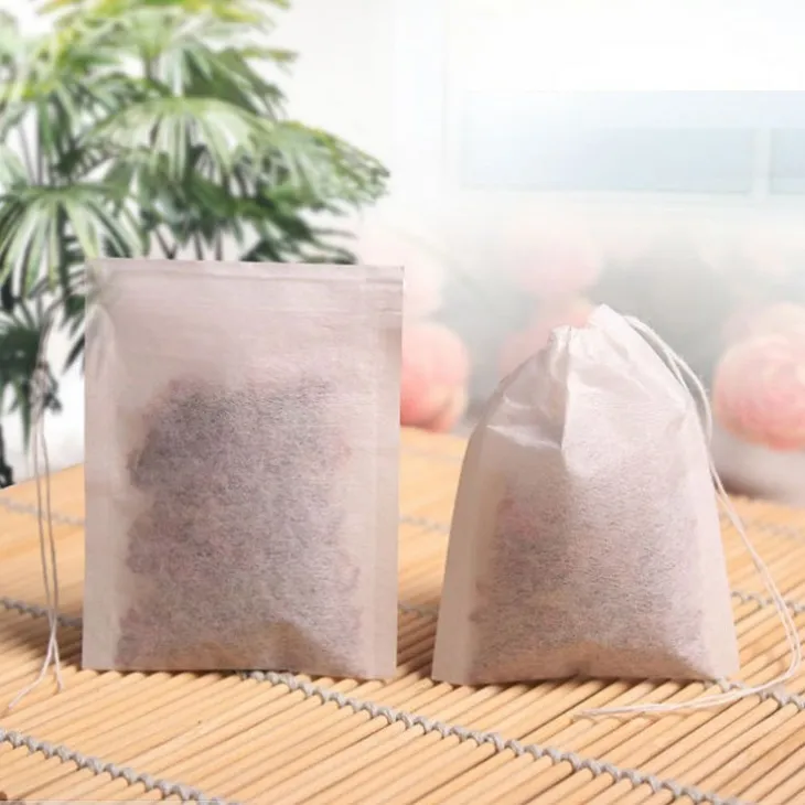 6*8cm Wood Pulp Filter Paper Disposable Reusable Tea Infuser Bags ...