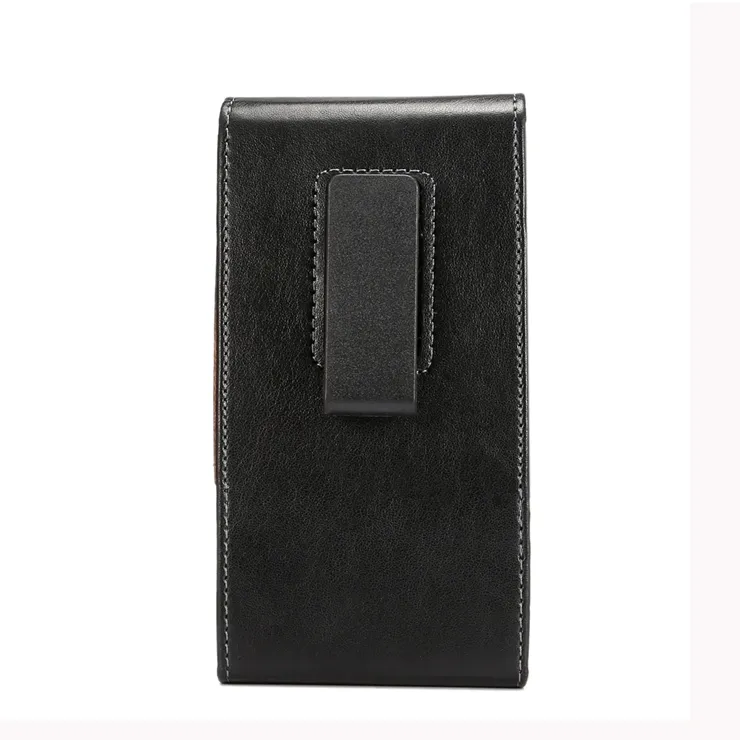 Universal Leather Phone Hip Holster: Clip Belt Case Pouch For IPhone ...