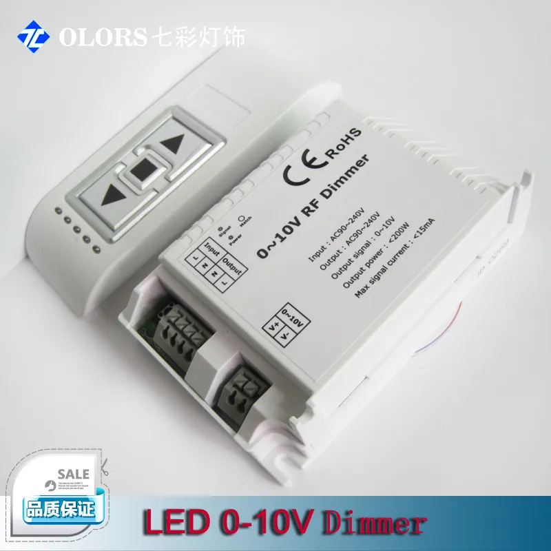 0 10V Singnal Dimmer With ON/OFF 3 Key Remote LED RF Dimmer High ...