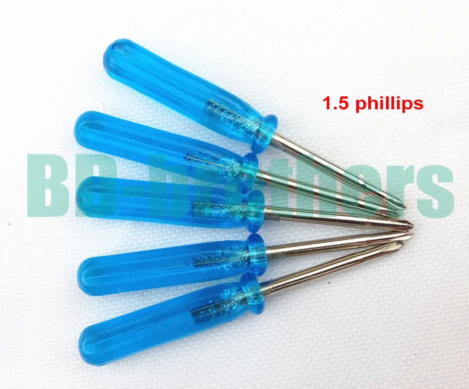 Blue 45mm Mini Screwdrivers 3.0 2.0 1.6 1.5 Phillips / 2.0 Slotted ...