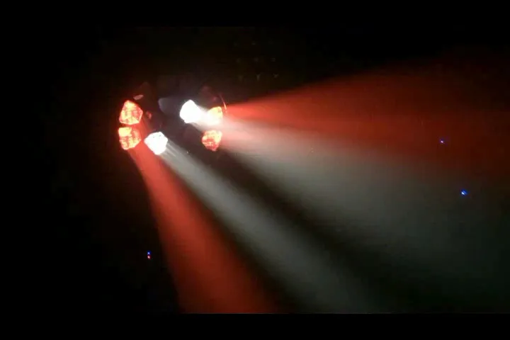 2 Pack Big Eye LED Moving Head Light Beam Wash Effect Light 12w RGBW ...