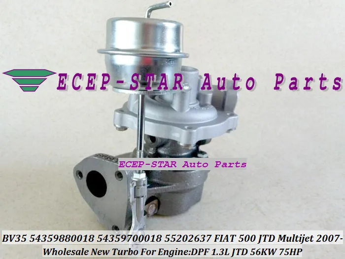 DHgate.com:KP35 Turbocharger Turbo for FIAT Panda Punto Qubo 1.3L 75HP ...