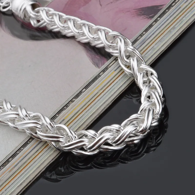 Affordable Price Of 925 Silver Braided Faucet Bracelet, Sterling Silver ...