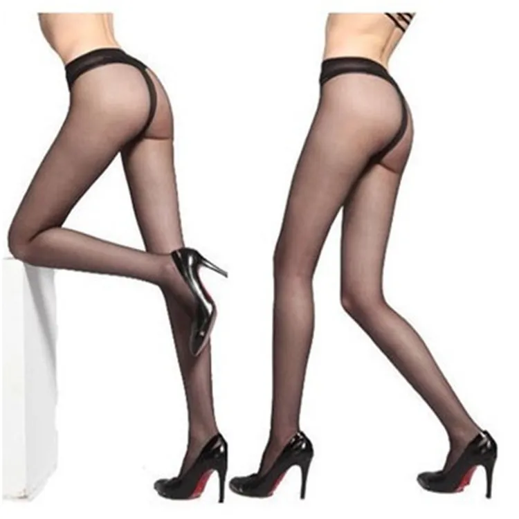 Super Elastic Magical Stockings Seamless Sexy Black Thin Pantyhose