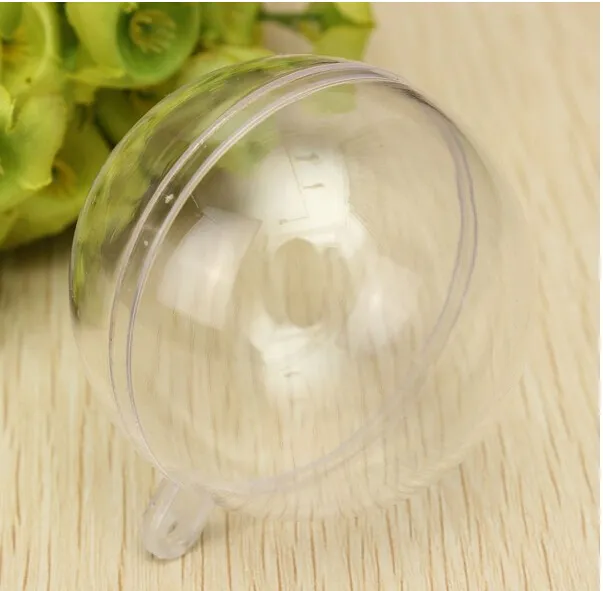 Christmas Decorations Balls Openable Transparent Plastic Christmas Tree ...