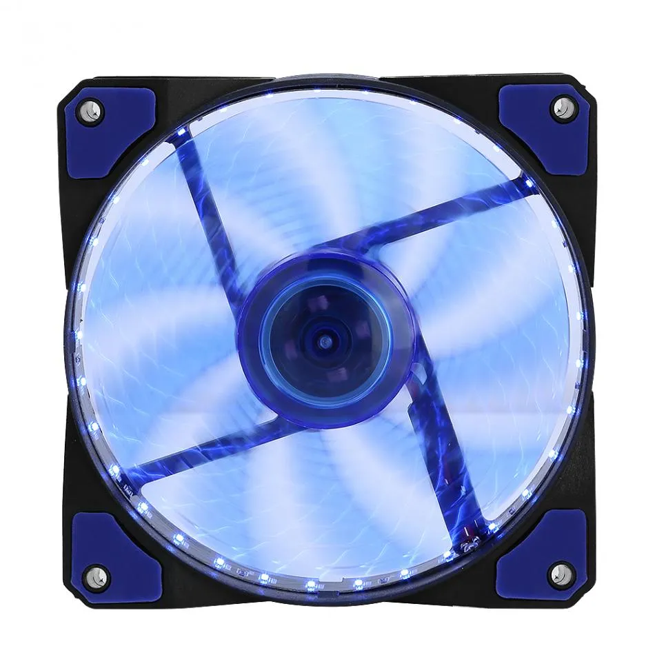 4 Pin PC Fan LED Radiator: Silent PC Fans Cooling Heatsink With 120mm ...