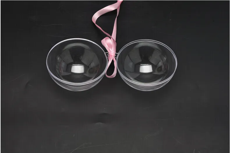 Christmas Decorations Balls Openable Transparent Plastic Christmas Tree ...