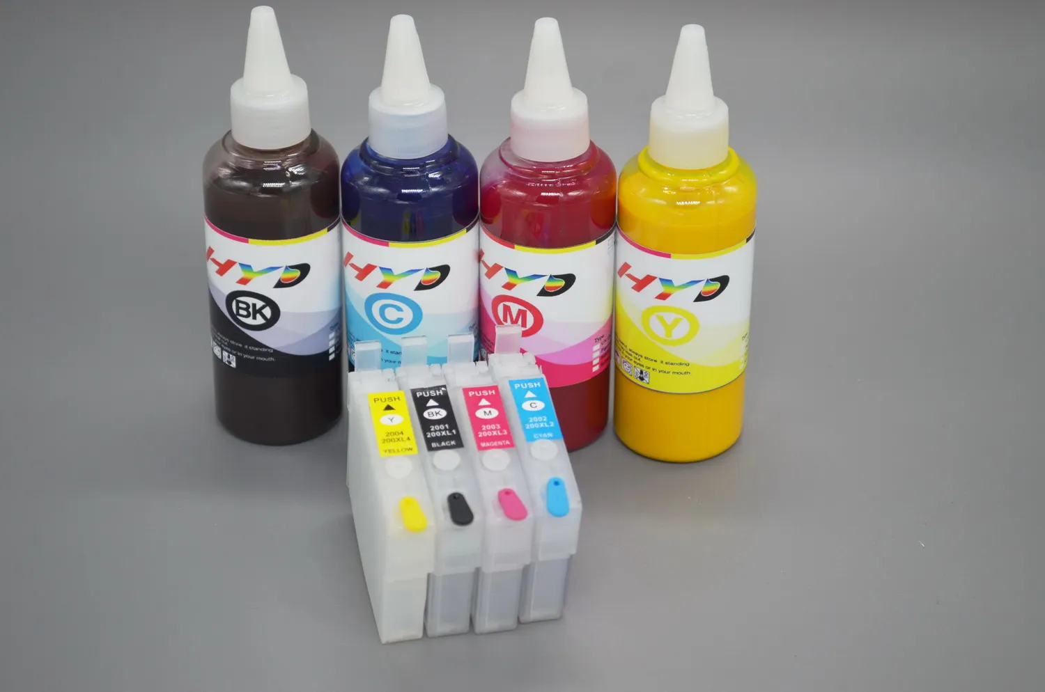 Pigment Printer Ink Kits For Epson XP 200;XP 300;XP 400.WF 2520;WF 2530 ...