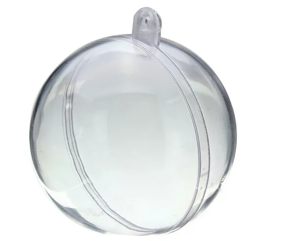 Christmas Decorations Balls Openable Transparent Plastic Christmas Tree ...