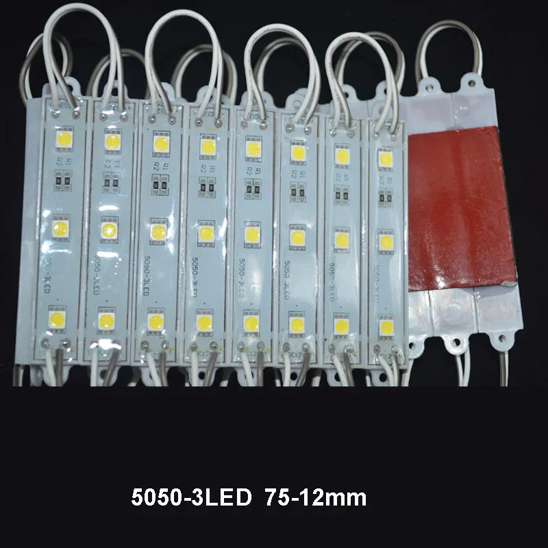 SMD Module LED 5050 Waterproof DC 12V LED Modules With 3 LEDs For ...