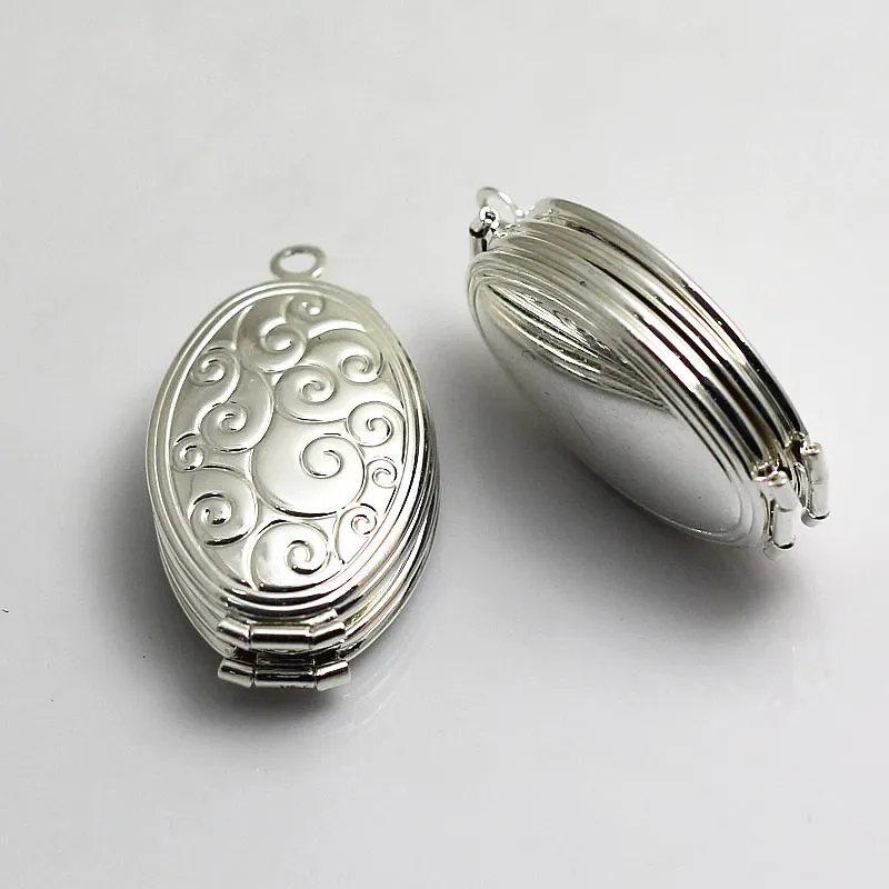 DHgate.com:Exquisite Brass Double-Sided Locket Necklace | Engravable ...