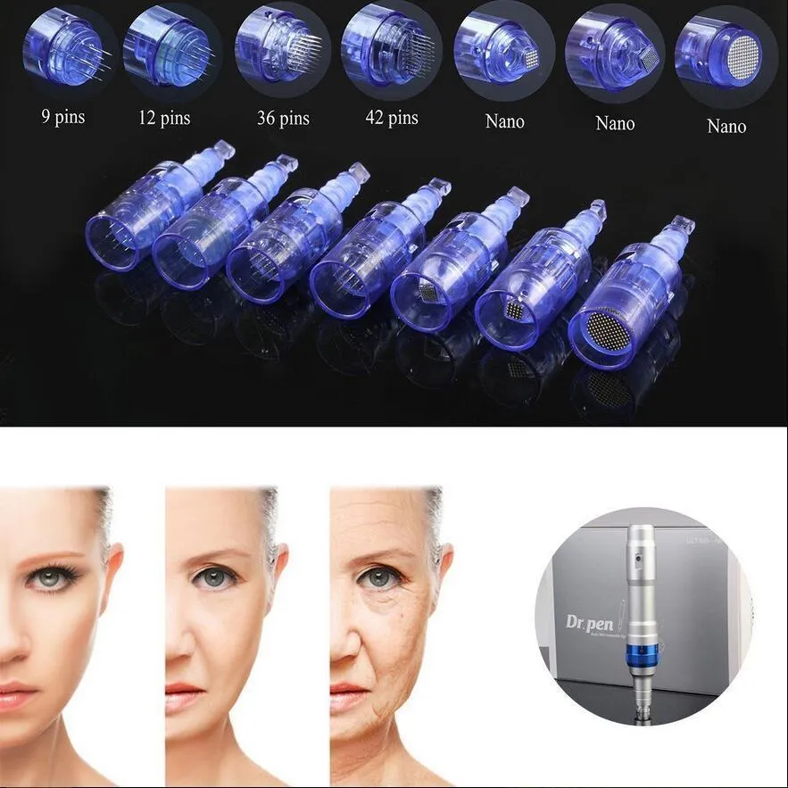 Rechargeable Electric Dermapen Dr. Pen A6 with Nano/1/3/5/7/9/12/36/42 ...