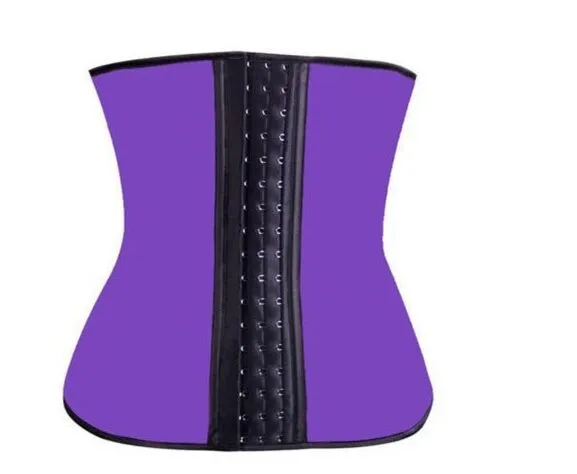 DHgate.com:2024 Steel-Boned Rubber Underbust Waist Trainer Cincher ...