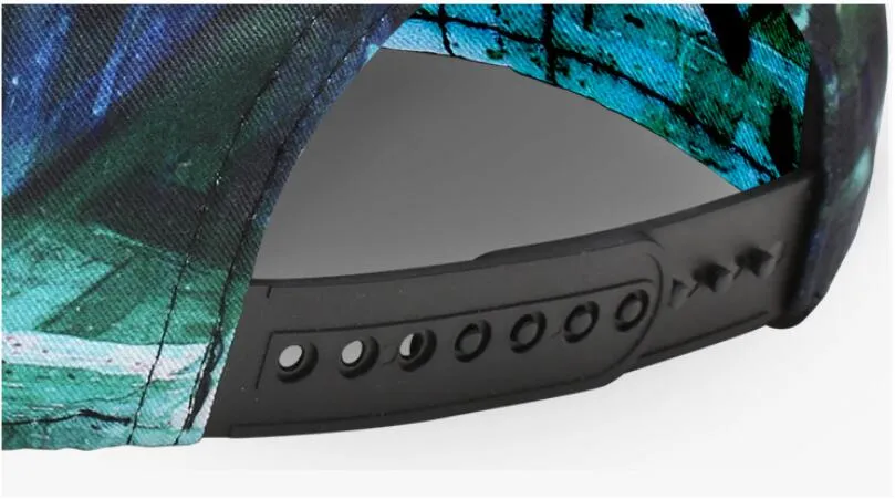 3D Heat Transfer Snapback Caps Hip Hop Cap 3D Thermal Transfer Printing ...