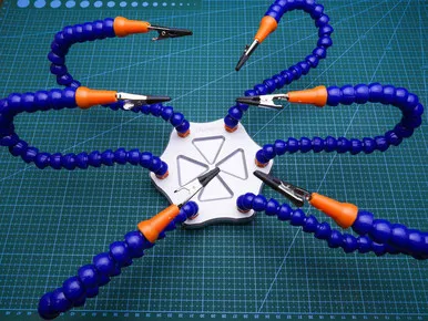 Premium 6-Arm Helping Hands Soldering Workstation - ! Perfect for FPV ...