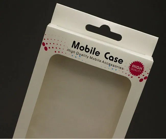 DHgate.com:Premium White Leather Phone Case with Retail Packaging for ...