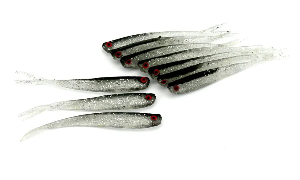10-Pack Bionic Fishing Lures: Realistic Soft Plastic Baits for ...