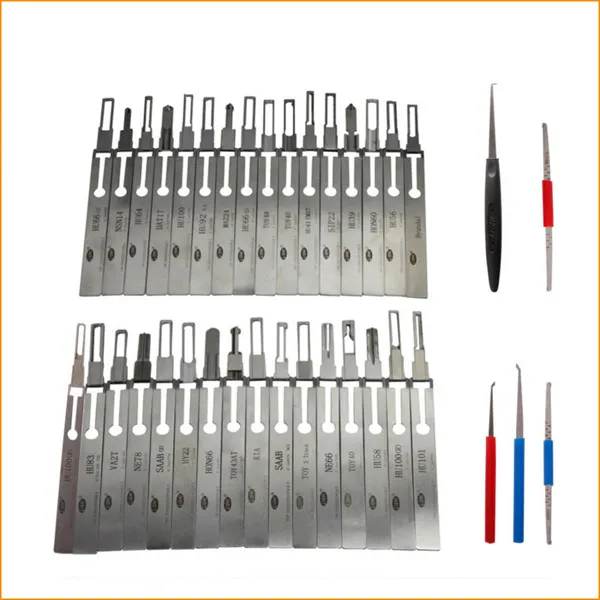100% Original Lishi Lock Pick Blind Touch Car Picks One Set Auto Lock ...