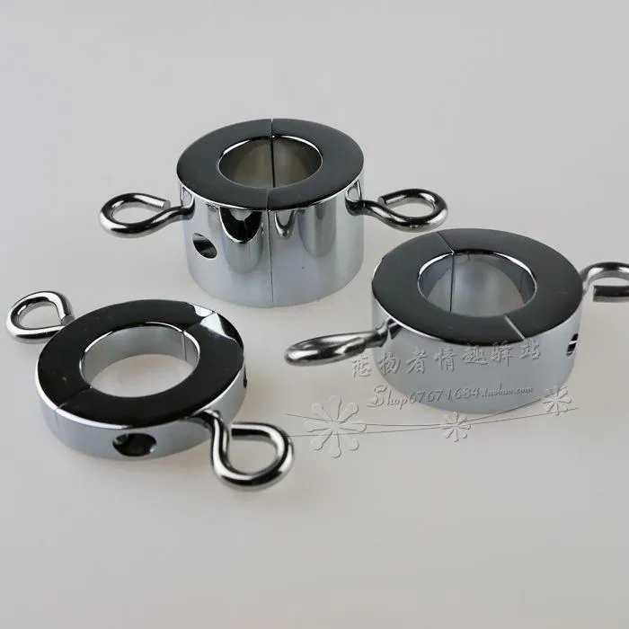 Metal Ball Stretchers Scrotum Pendant Testis Weight Restraint Lock Ring