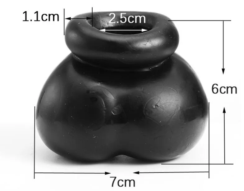 Soft TPE Cock Ring - Enhanced Stimulation, Scrotum & Testicle Squeeze ...