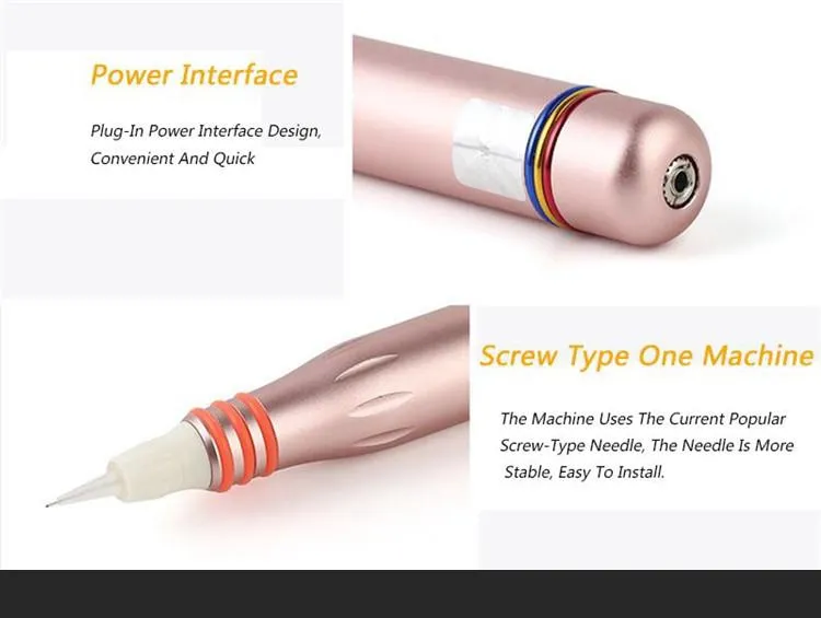 CHARMANT II Professional Permanent Makeup Rollomatic Tattoo Machine Kit ...