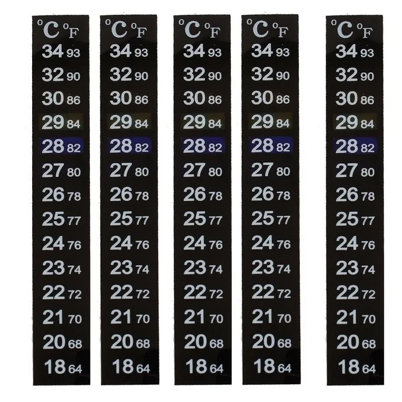 Digital Aquarium Thermometer, Liquid Crystal Thermometer With Aquarium ...