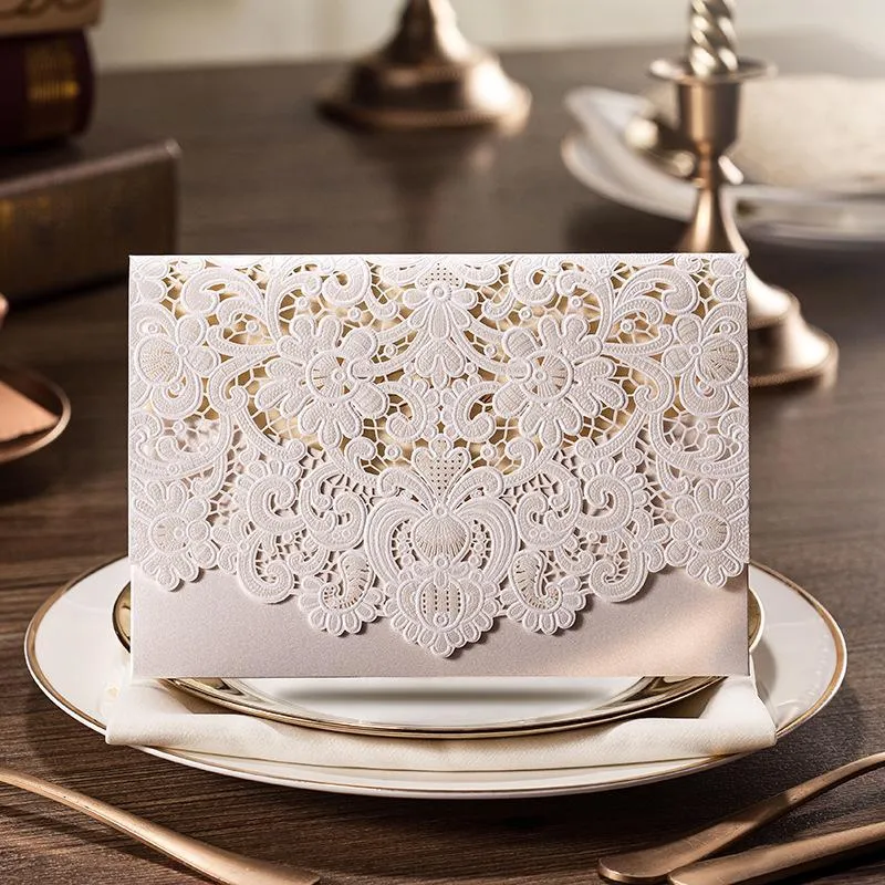 Hot Sale Laser Lace Flora Wedding Invitations Cards 2015 New Arrival Hot Sale Laser Lace Flora Wedding Invitations Cards 2015 New Arrival
