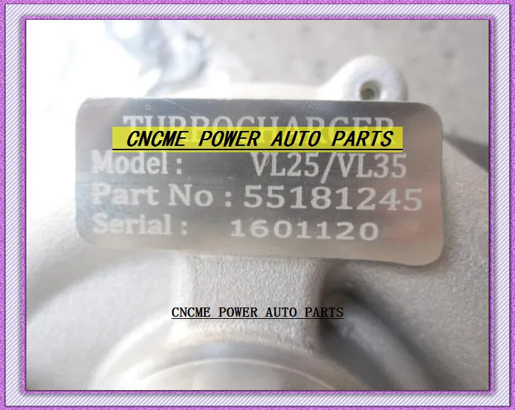 Dual Volute Turbocharger For FIAT Idea Doblo Punto 2 Lancia Musa 1.9 ...