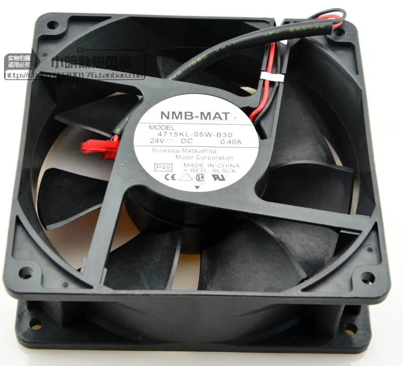 ₩26,523에서 기존 NMB-MAT7 4715KL-05W-B30 12038 24V 0.4A 듀얼 볼 베어링 드라이브 냉각 팬 ...