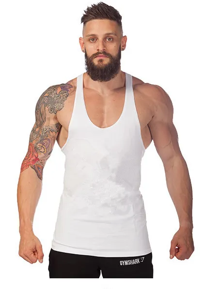 DHgate.com:Cotton Stringer Tank Tops for Men - Gym Singlets for ...
