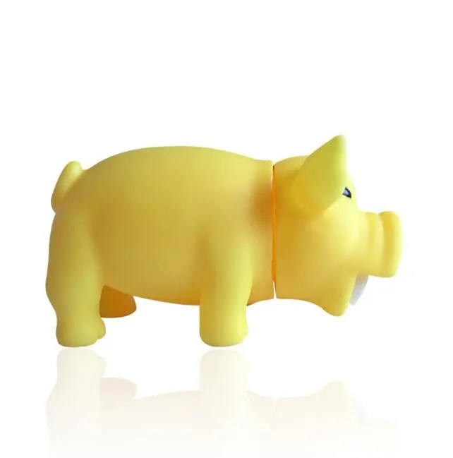 Noisy Dog Toys: Rubber Squeaky Pig Funny Squealing Chew Toy For Bath ...