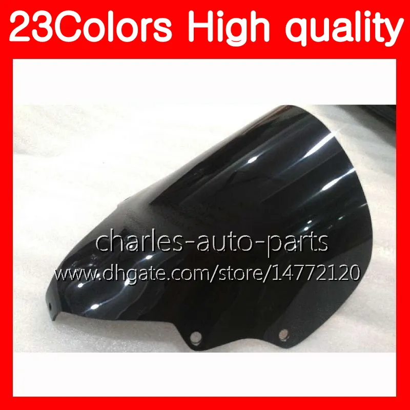 2024Honda CBR125R Motorcycle Windshield, Chrome/Black/Clear Smoke, Fits ...