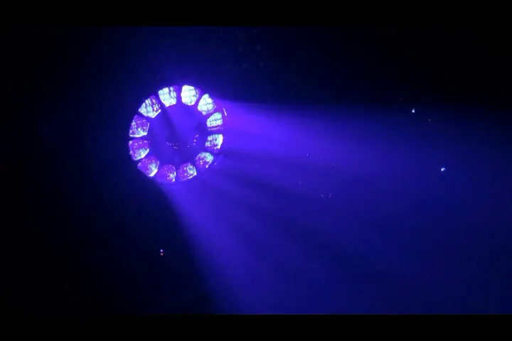 2 Pack Big Eye LED Moving Head Light Beam Wash Effect Light 12w RGBW ...