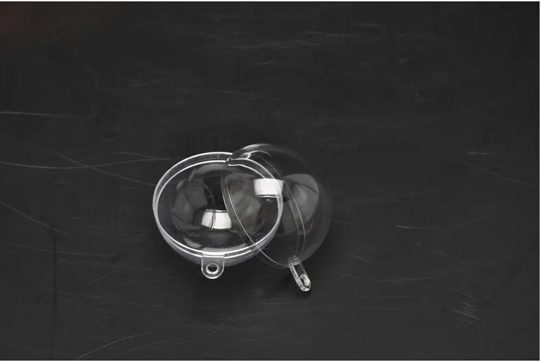 Christmas Decorations Balls Openable Transparent Plastic Christmas Tree ...