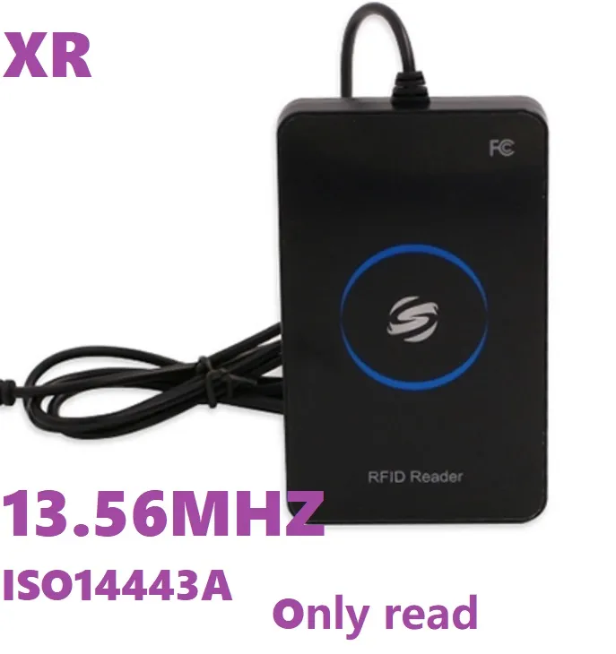 USB RFID Reader - 13.56MHz Card Reader for Access Control - ISO14443A ...