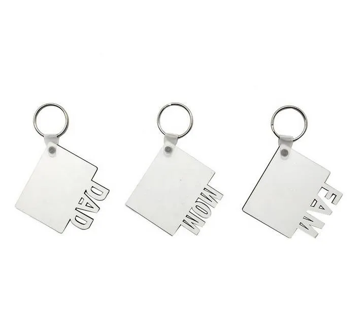 DIY Sublimation Sublimation Keychain For Mom, Dad, And Family Perfect ...