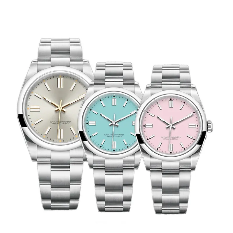 Mens Automatic Watches 41mm/36mm/31mm 904L Stainless Steel Waterproof ...