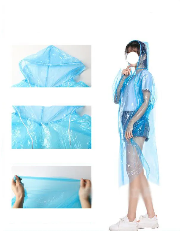 Portable Raincoat Ball Keychain - Disposable Emergency Rain Poncho for ...