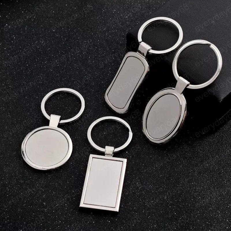 Geometry Shape Stainless Steel Keychain For Men Fashionable Pendant ...