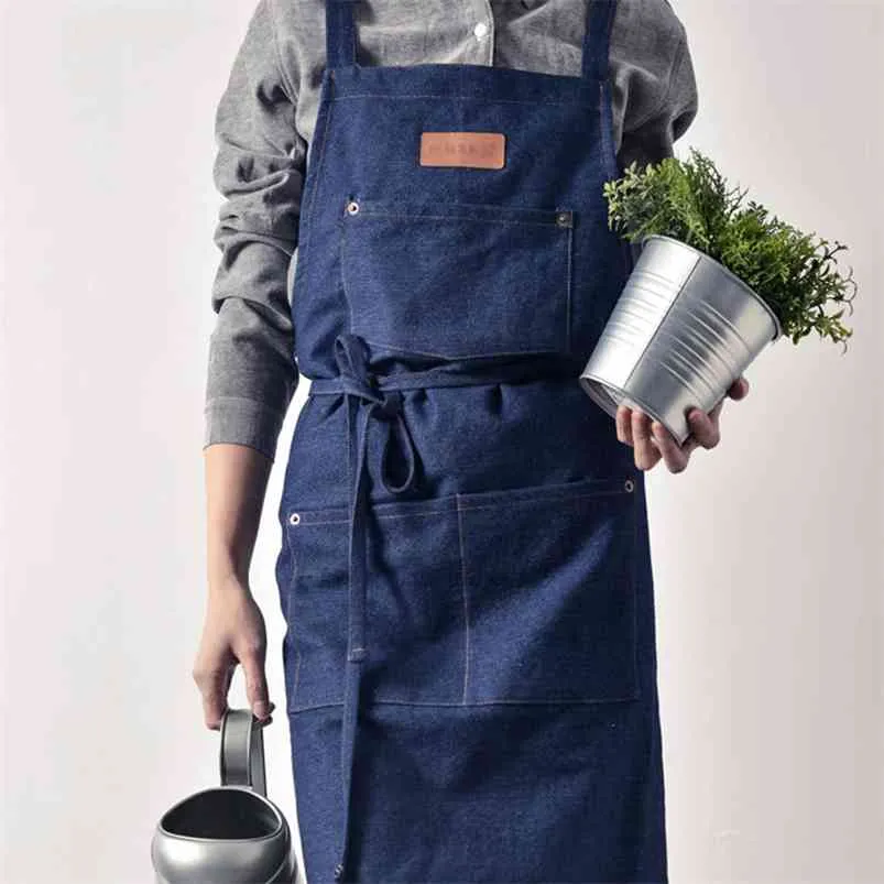 Denim kitchen apron for Kitchen, Restaurant, and Cowboy Cooking ...