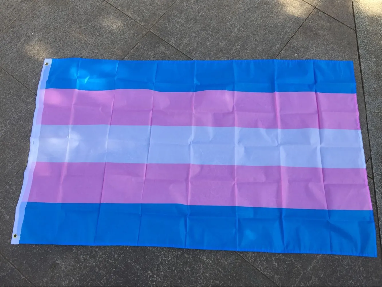 Rainbow Flag Banner 3x5FT 90x150cm Gay Pride Flags Poliéster Banners Colorido LGBT Desfile De ...