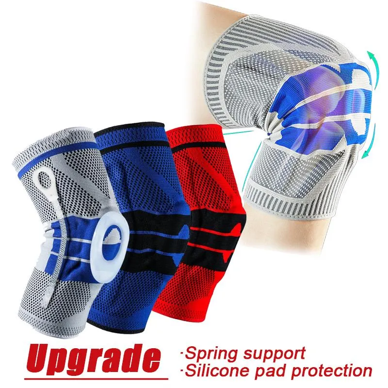 Piece Silicone Knee Protector For Running With Patella And Medial ...