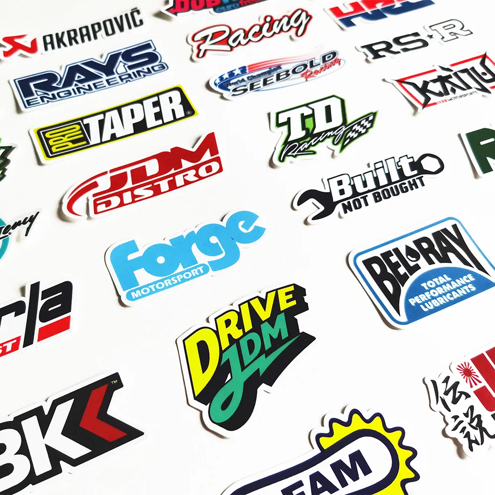 Car Racing Logo Stickers