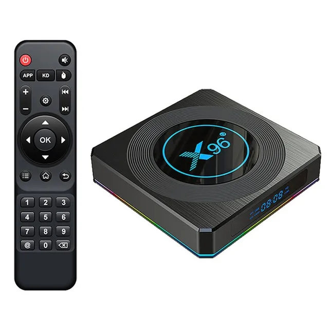 Android TV Box 4K Media Player Avec Amlogic S905X4, 4 Go De RAM, 64 Go ...