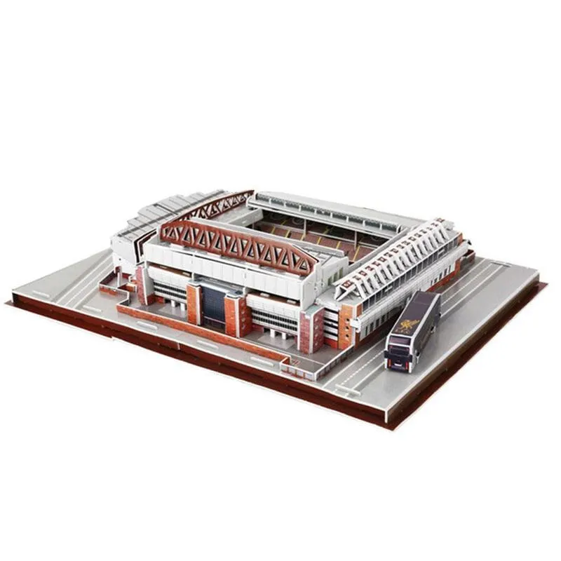 3D Football Field Roller Coaster Building Set Educational DIY Stadium ...