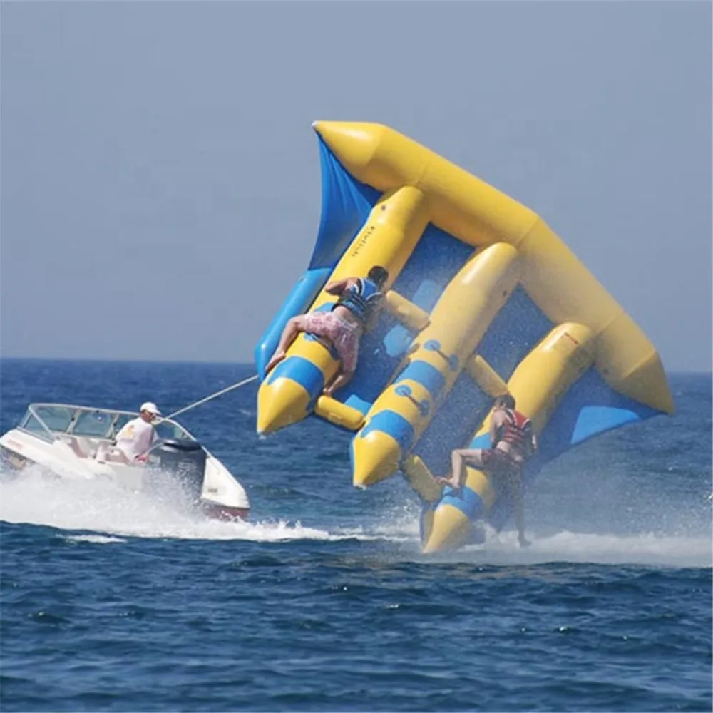 Inflatable Flying Fish Boat - 4x3m Towable Water Sport Game for Kids ...